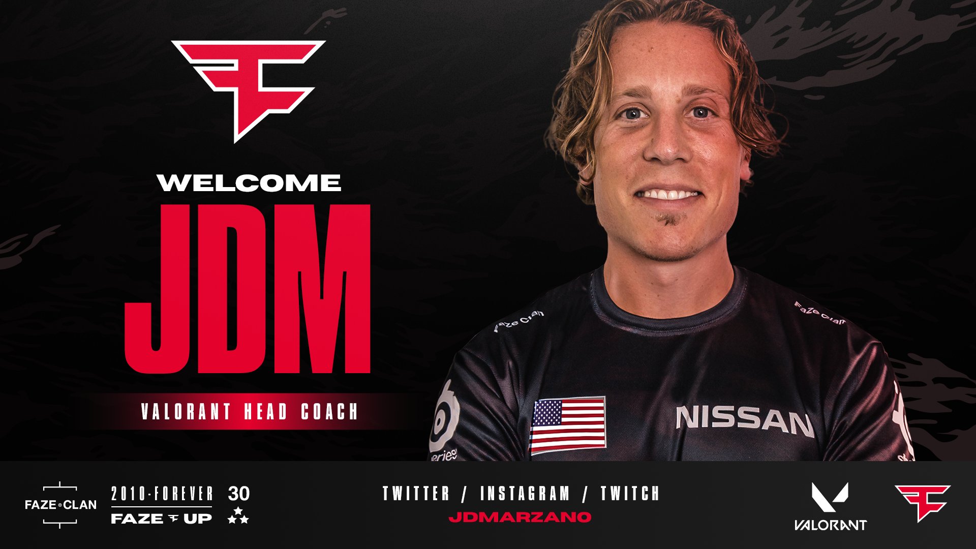 jdm assume o comando técnico da equipa de VALORANT na FaZe - Fraglíder