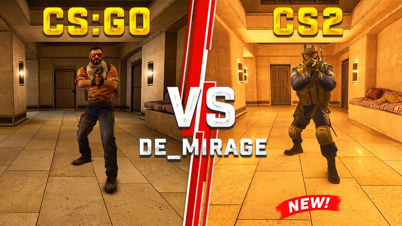 [Vídeo] Comparação cinemática do Mirage no CS:GO e no Cs 2