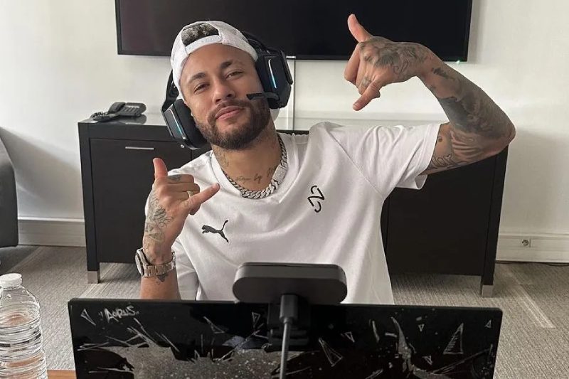 Neymar vai participar em showmatch de CS com quarteto da FURIA e Gaules